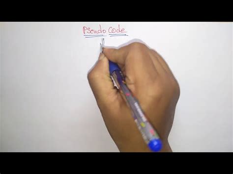 Learn Pseudo Code Sequence Selection Logic Part 1 2 Design Algorithms Lec 4 Bhanu