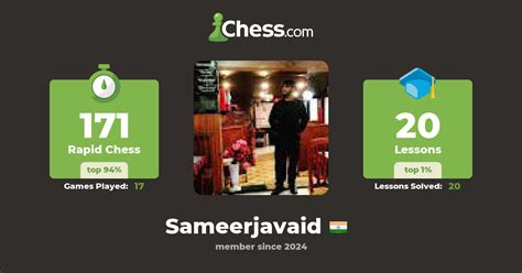 Sameer Javaid Sameerjavaid Chess Profile