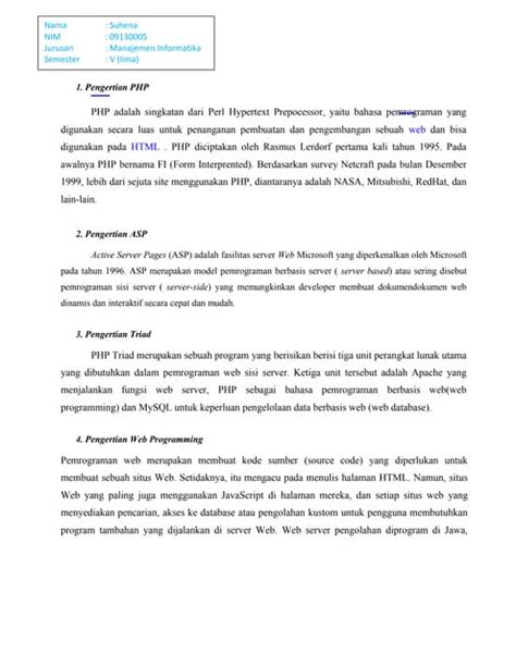 Tugas Web Programming Pdf