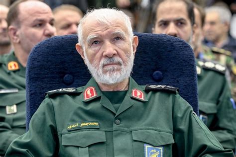 General Mohammad Jafar Asadi Deputy Commander Of The Irgcs Khatam Al Anbiya Base And Former