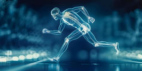Premium Photo Orthopedic Xray Interface Showing Running Mans Bones