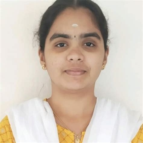 Vinodhini S M Phd Scholar Master Of Science Tamil Nadu Agricultural University