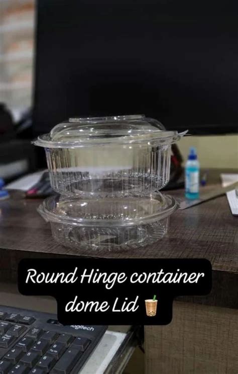 Capacity 250 Ml Round Hinge Container At ₹ 290piece In Gorakhpur Id 2855017270955