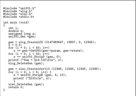 Figure 21 From A Software Library In Ansi C For Empirical Testing Of