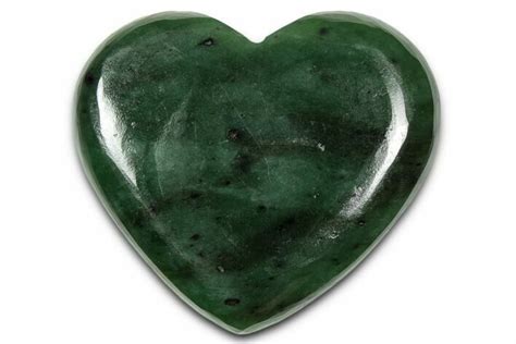 1 6 Polished Jade Nephrite Heart Afghanistan 350023 For Sale