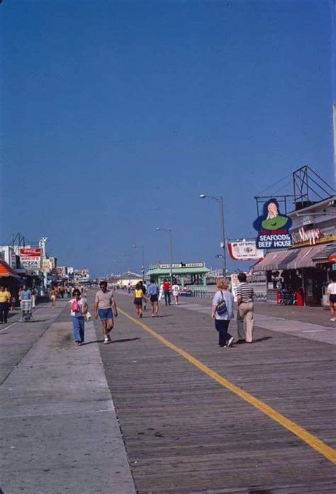Wildwood Memories And Nostalgia Wildwood Boardwalk ~ 1978 Looking North