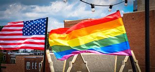 20170702 Rainbow And Us Flags Flying Washington Dc Usa Flickr