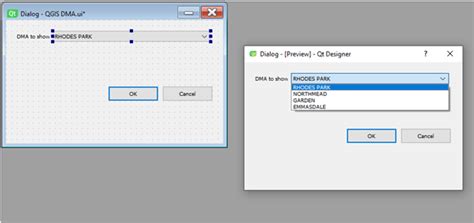 Qt Designer QGIS Change Project Variable Using A Dropdown Menu Geographic Information