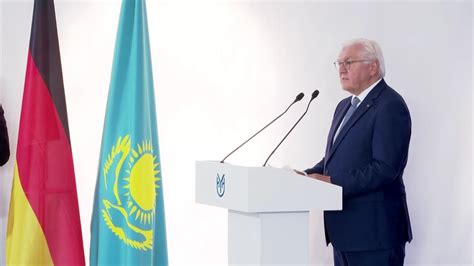 Германия Федералдық президенті Франк Вальтер Штайнмайер Ақтауға барды Youtube