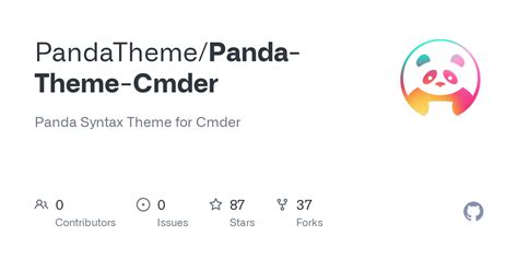 Github Pandathemepanda Theme Cmder Panda Syntax Theme For Cmder
