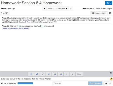 Solved Homework Section 8 4 Homework Save Score 0 Of 1 Pt