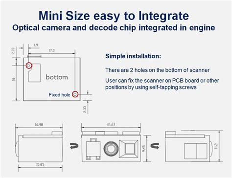 1d 2d Bar Code Reader Qr Code Scanner Oem Embedded Barcode Scanner