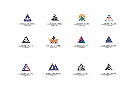 Arrow And Triangle Logo Design Vector Graphic By Anggasaputro4489 · Creative Fabrica