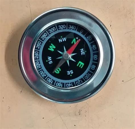 Stainless Steel Black Analog Magnetic Compass 75 Mm At ₹ 100piece In