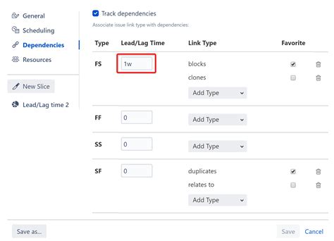 Dependency Leadlag Time