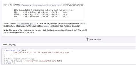 Solved Here Is The Nws File