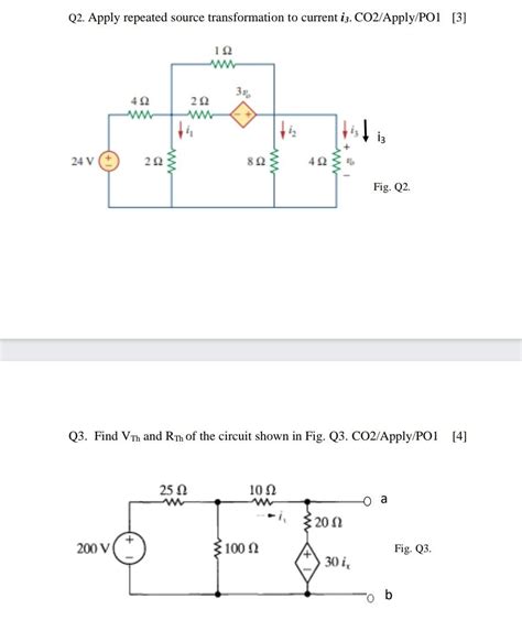 Solved Q2 Apply Repeated Source Transformation To Current