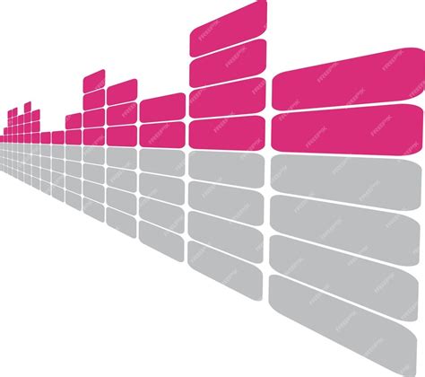 Premium Vector Vector Object Created With Rounded Rectangles In Perspective View Isolated On