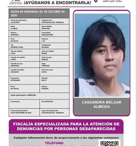 Cassandra Melgar Almeida Pa Fiscalía General Del Estado De Veracruz