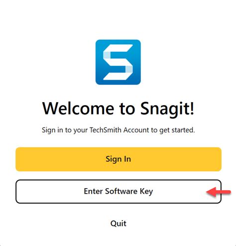 Snagit Enter My Software Key Techsmith Support