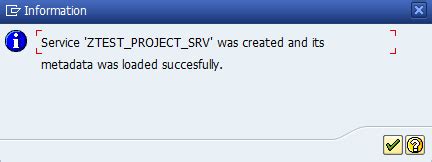 Create A Simple OData SAP Gateway Service