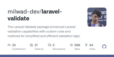 Milwad Khosravi On Linkedin Github Milwad Devlaravel Validate Help