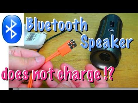 Bluetooth speaker does not charge - EASY FIX - YouTube