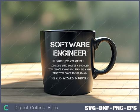 Software Engineer Definition Solving A Problem Svg Png Files Creativepik