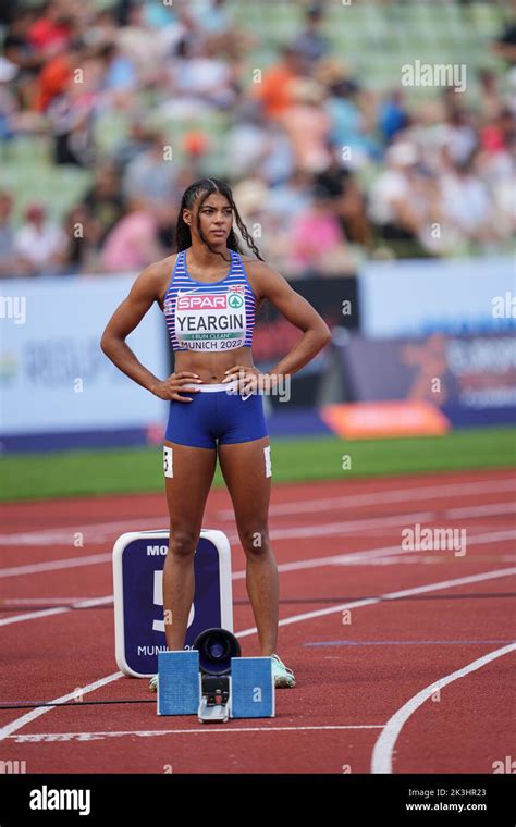 Nicole Yeargin Participating In The 400 Meters Of The European