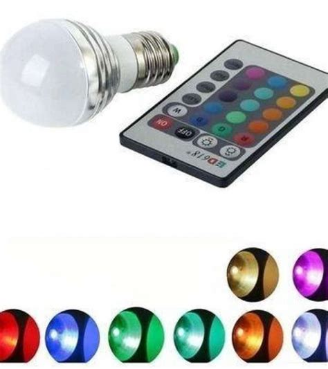 RGB LED Bulb With Remote Control Sale Price Buy Online In Pakistan Farosh Pk