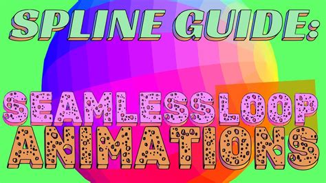 SPLINE D ANIMATION TUTORIAL How To Make ENDLESS LOOPS Seamless Videos GIFs YouTube
