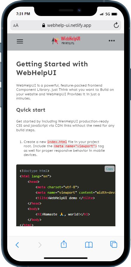 GitHub Niketvns WebHelp UI This Is A Component Library Where You Can Find All UI For Your Site
