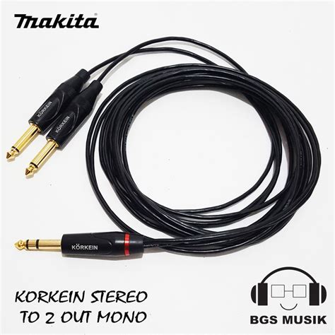 Jual Kabel Jack Stereo To Jack Mono M Kabel Jack Stereo Mm To Jack Mono Kabel Jack