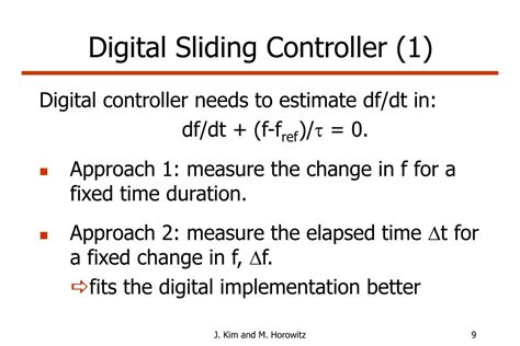PPT An Efficient Digital Sliding Controller For Adaptive Power Supply Regulation PowerPoint
