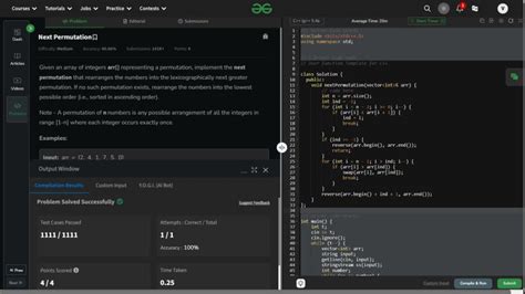 Vikram Singh On Linkedin Day4 Geeksforgeeks Gfg160 Geekstreak2024 Potd Nextpermutation