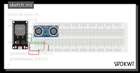 Sensor Ultrasonico Wokwi Esp32 Stm32 Arduino Simulator