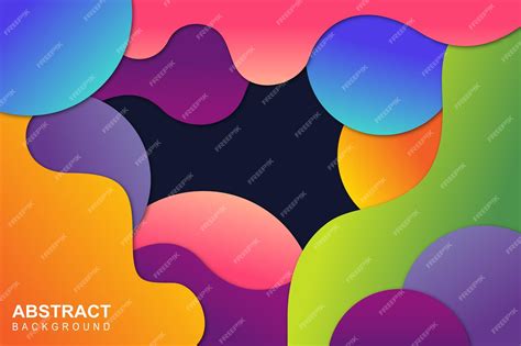 Premium Vector Abstract Colorful Shapes Background