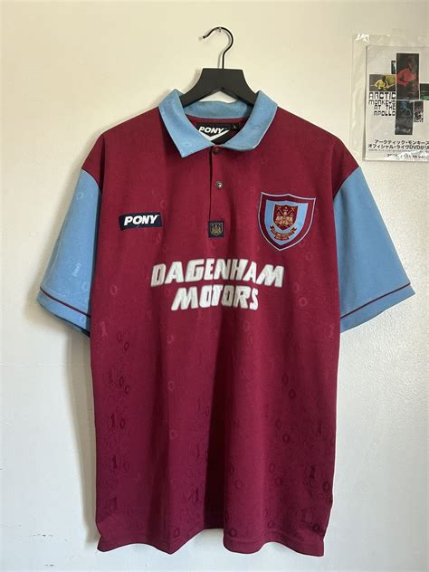 Pony West Ham 1995 97 Home Kit Grailed
