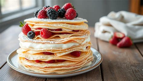 Classic Crepe Cake Recipe Easy French Style Dessert