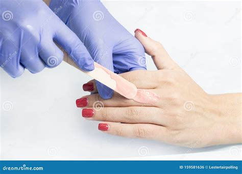 Closeup Depilation Process Of Female Body Parts In Beauty Salon Stock Photo Image Of Female