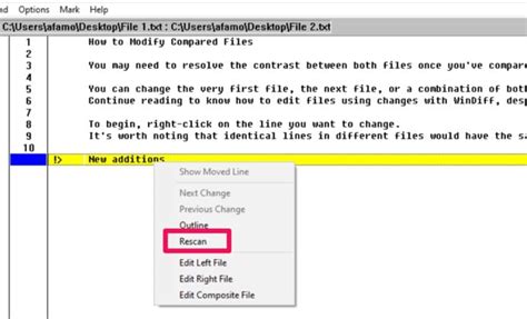 step by step guide to use windiff to compare files [2025]