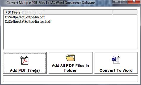 convert multiple pdf files to ms word documents download softpedia