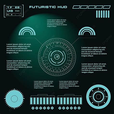 Futuristic Virtual Graphic Touch User Interface Input Design Concept