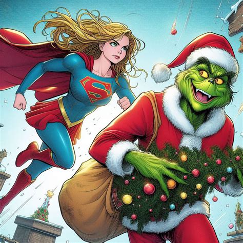 Supergirl Vs Grinch 14 By Elodtrebor On Deviantart
