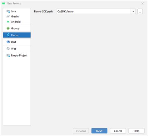 How To Create A New Flutter Project