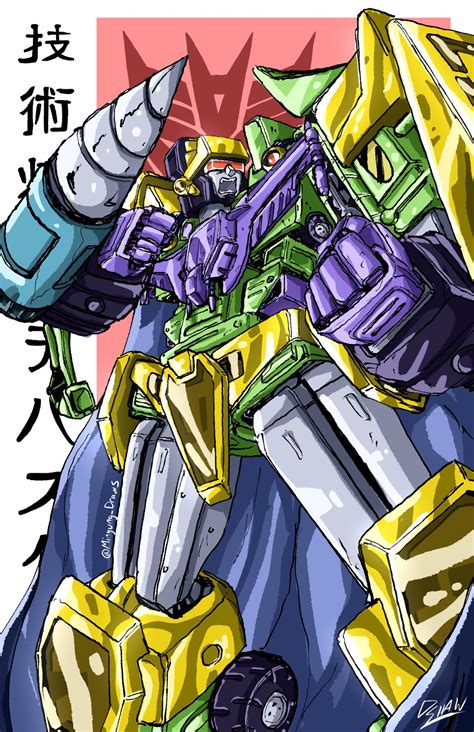 Great Demon Engineering General Devastator Minyungdraws Transformers
