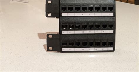 Home Networking 8x3 24 Port Ethernet Patch Panel By Jonafriendj Download Free STL Model