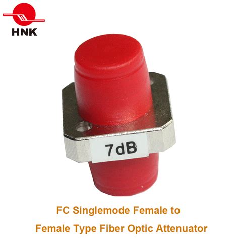 Fcpc Singlemode Female To Female Fix Fiber Optic Attenuator China