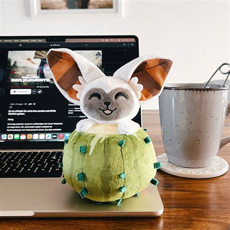 Avatar The Last Airbender Momo Cactus Stickie Plush Figure Elbenwald