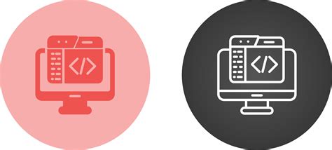 Code Editor Vector Icon 40642697 Vector Art At Vecteezy